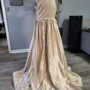 Dresses | Cream Prom Dress | Poshmark